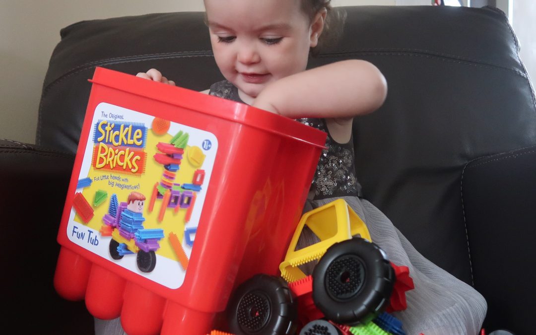 REVIEW Stickle Bricks - Another 80's Throwback! - Real Mum Reviews