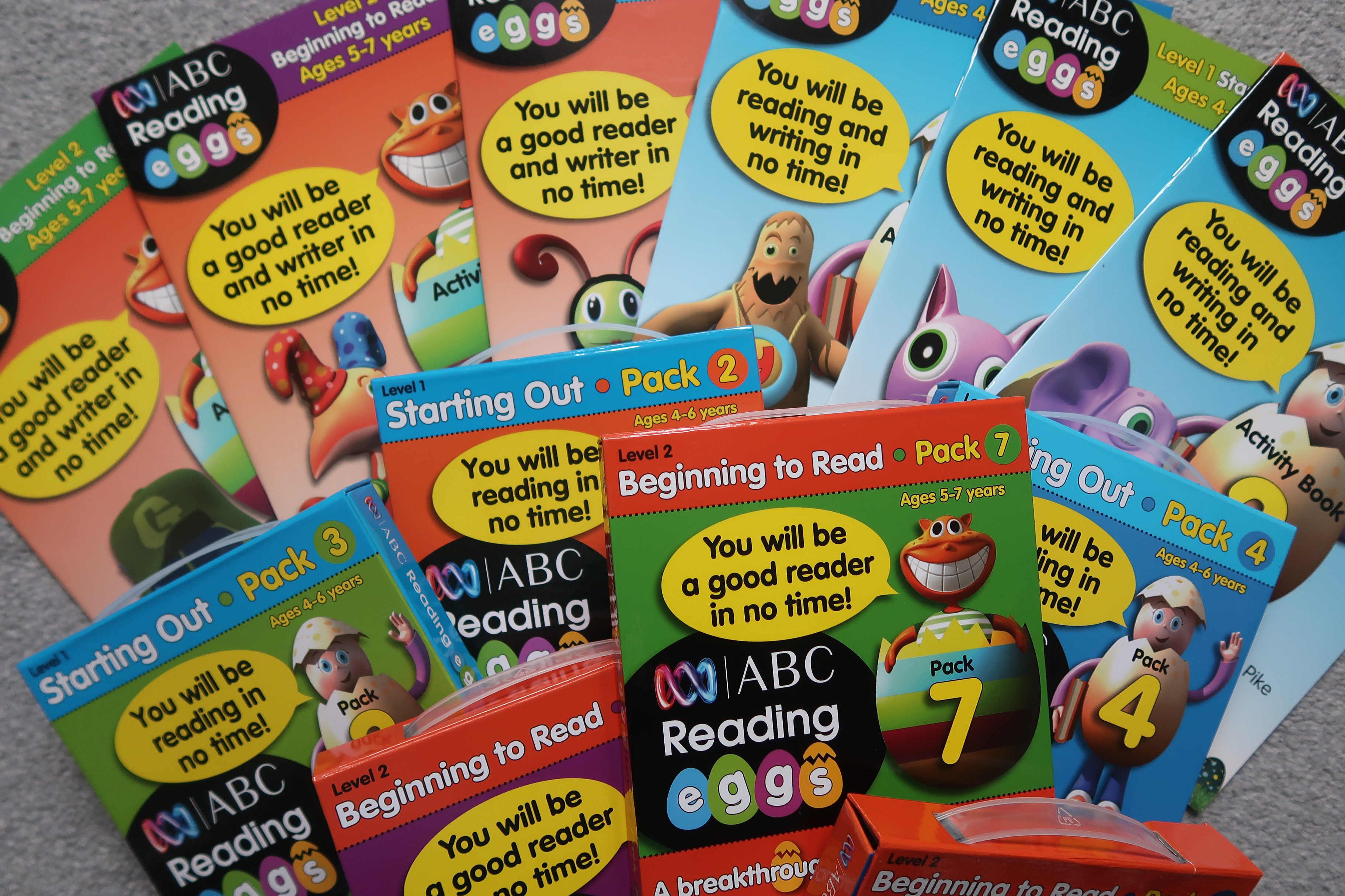 REVIEW - Reading Eggs Mega Book Pack - Teach your child to read - Real ...